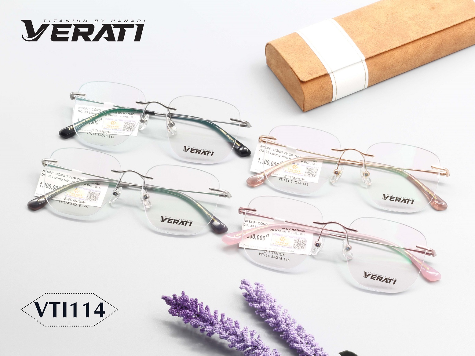 GỌNG TITANIUM VERATI VTI114